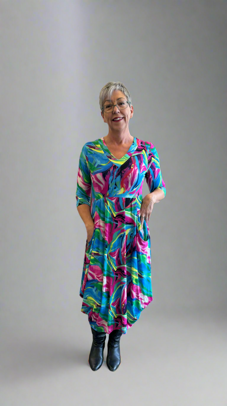 Carly Dress Jam Pattern - 30% Off – Penelope’s of Otaki