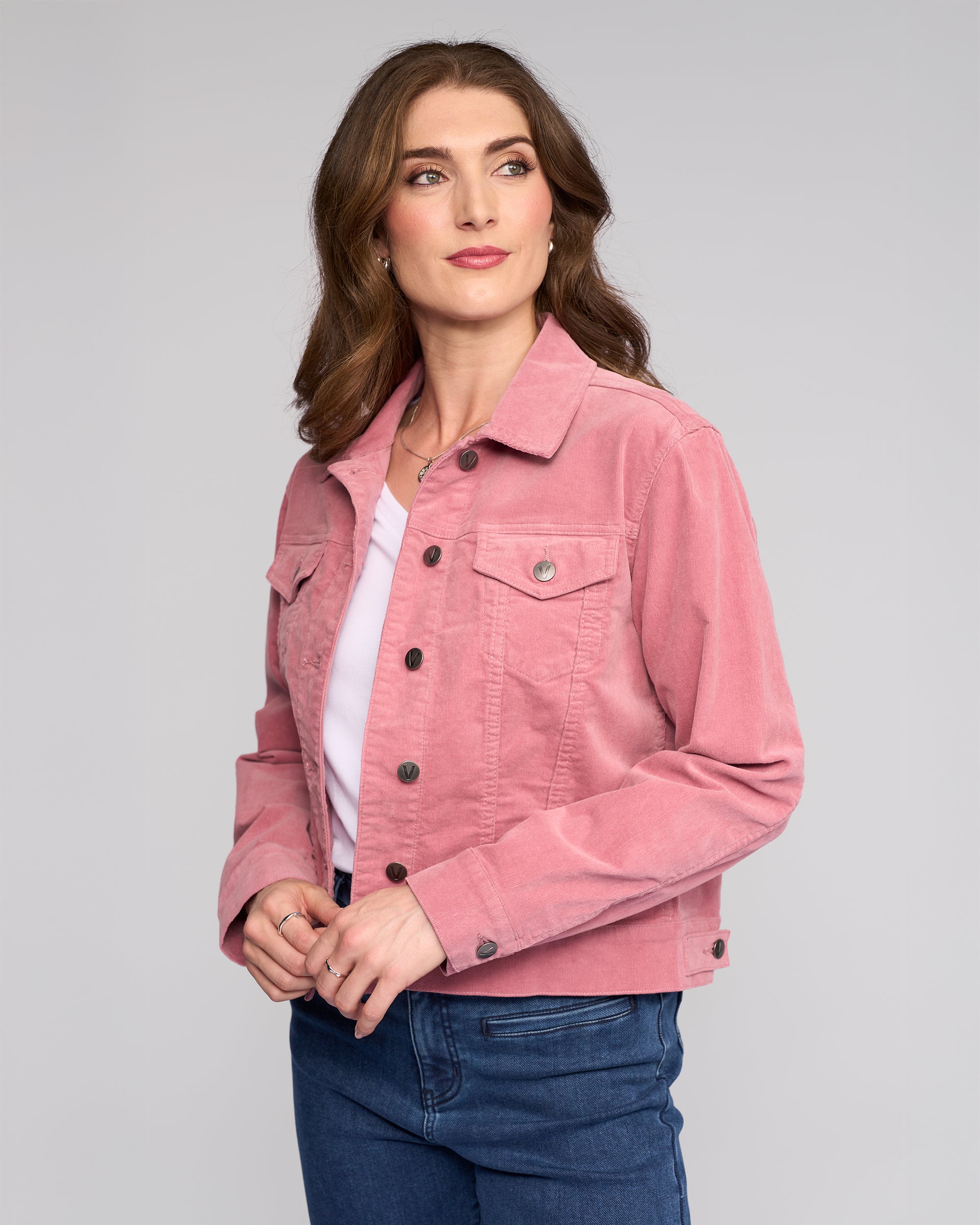 Core Cord Jacket - Dusky Pink – Penelope’s of Otaki