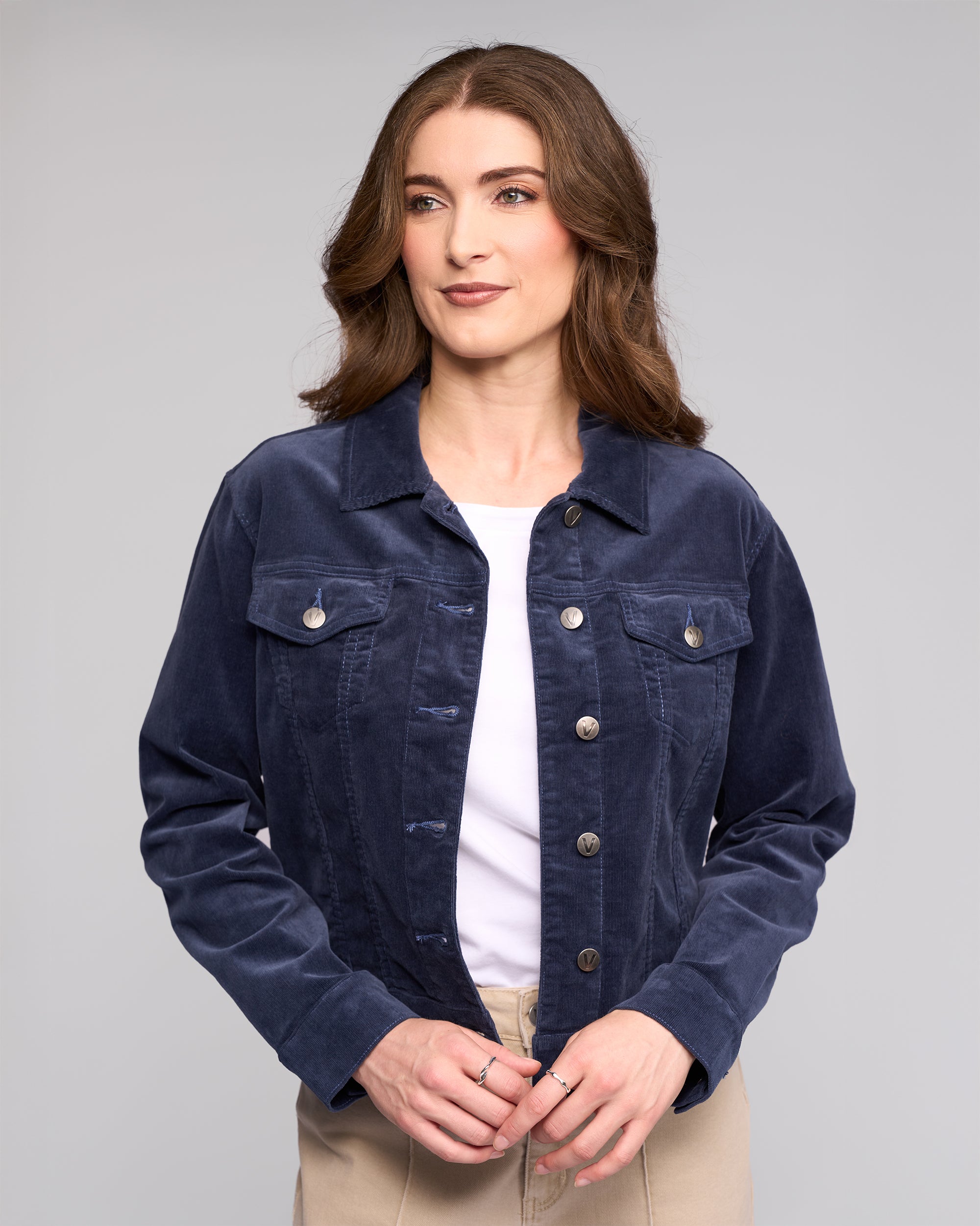 Core Cord Jacket - Slate – Penelope’s of Otaki
